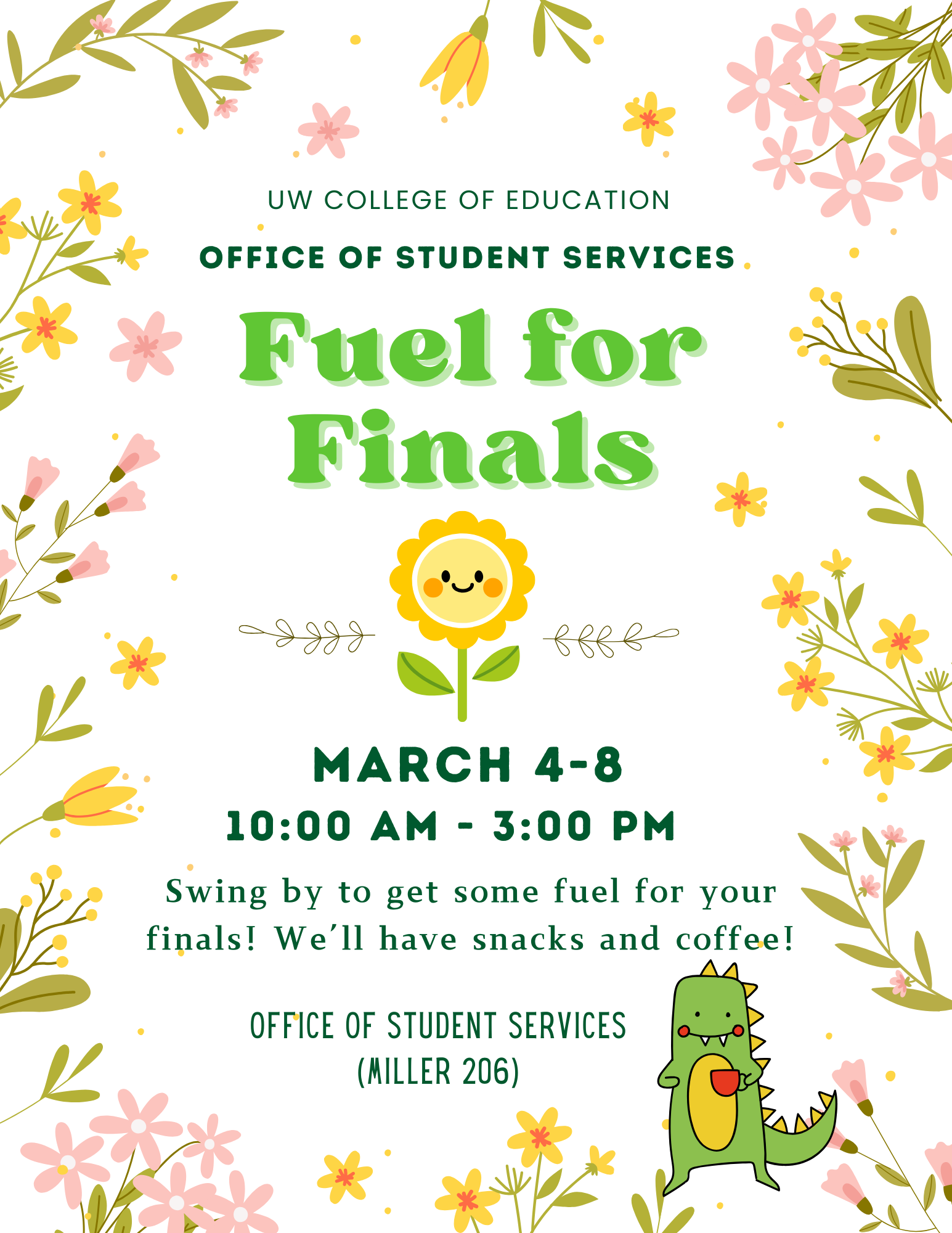 Fuel for Finals | UW College of Education